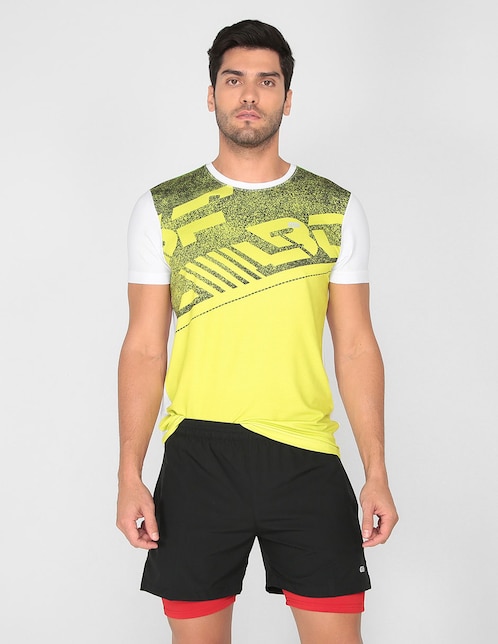 Short con calzón de malla integrado X10 para entrenamiento hombre 1