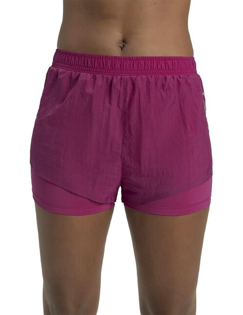 Short calzón de malla integrado Live para entrenamiento mujer 1