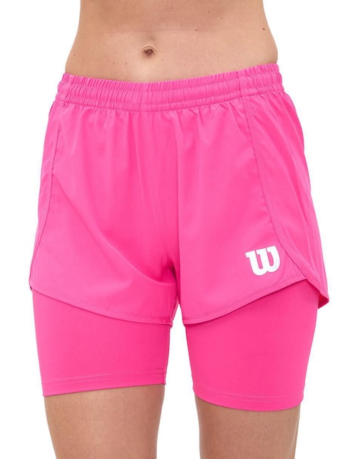 Short con malla Wilson para entrenamiento mujer 1