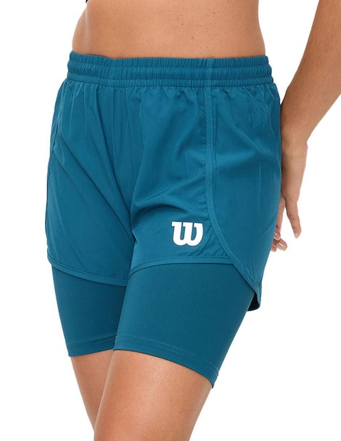 Short con malla Wilson para entrenamiento mujer 1