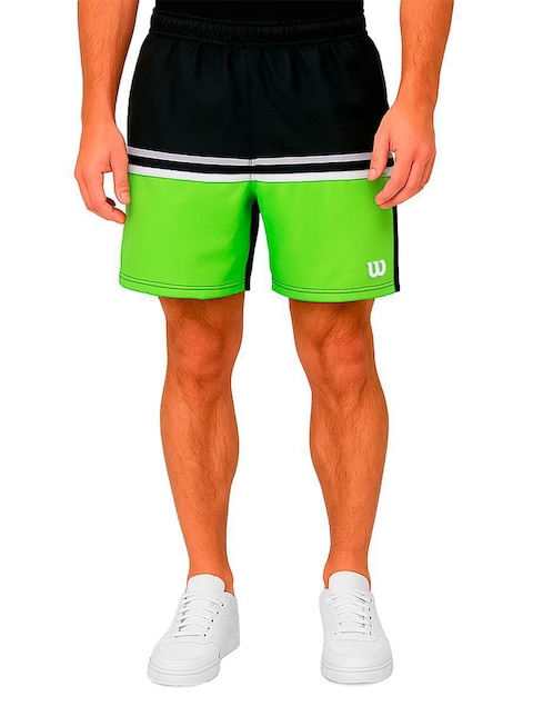 Short con malla Wilson para entrenamiento hombre 1
