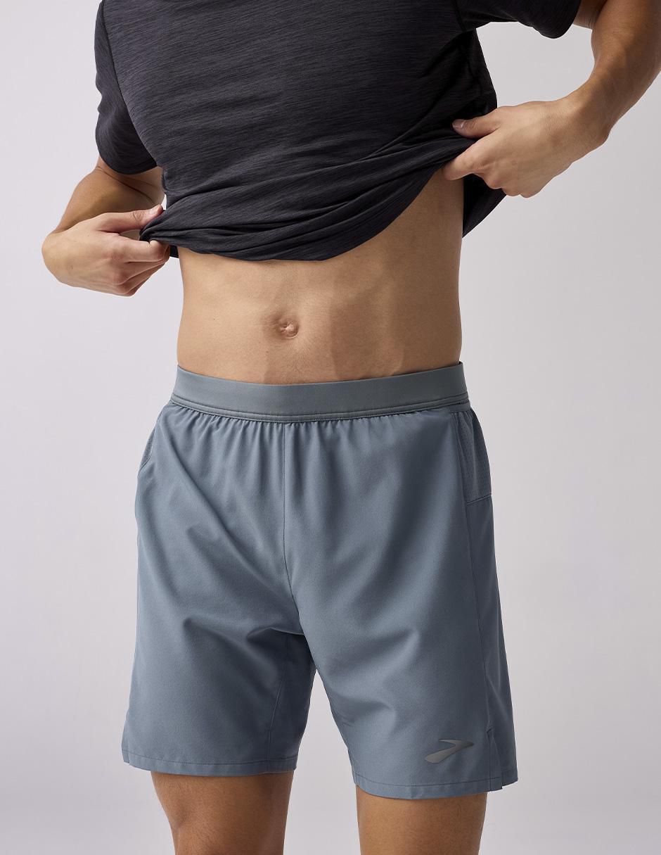Short calzón de malla integrado Brooks para correr hombre